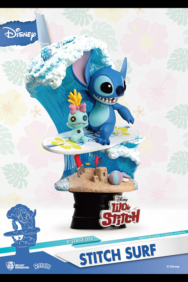 Disney Summer Series D-Stage Diorama Stitch Surf - HYPERTOYS