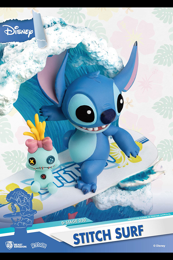 Disney Summer Series D-Stage Diorama Stitch Surf - HYPERTOYS