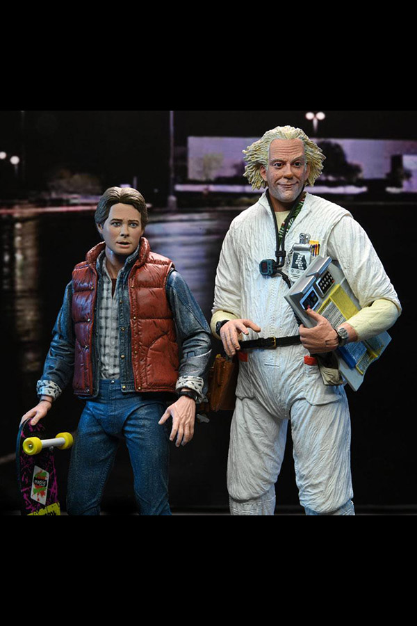 NECA Back to the Future Ultimate Doc Brown (1985) - HYPERTOYS