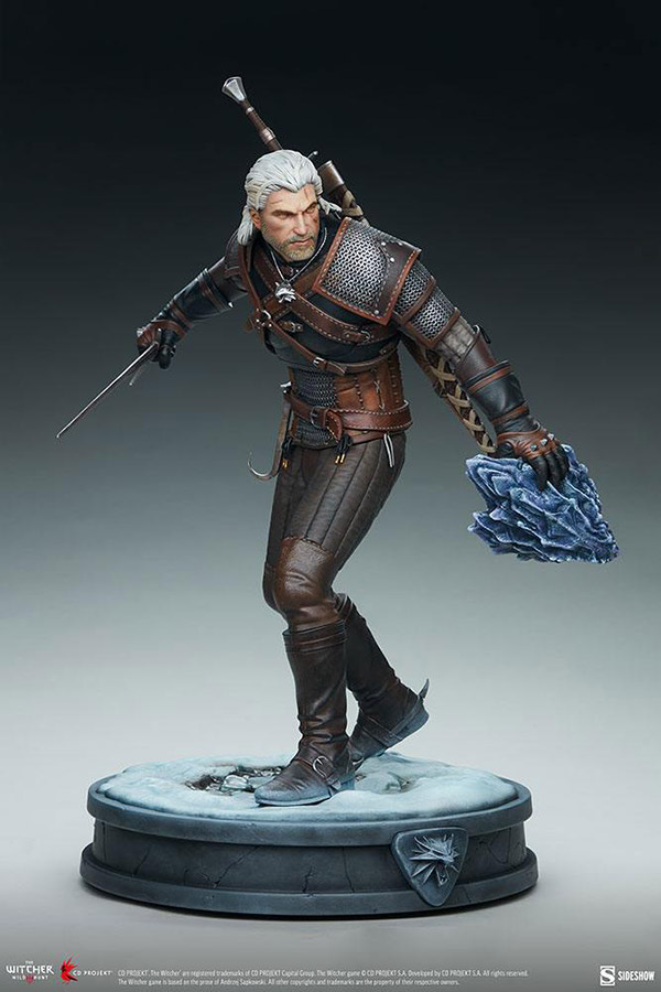Sideshow Collectibles The Witcher 3: Wild Hunt Geralt Statue - HYPERTOYS