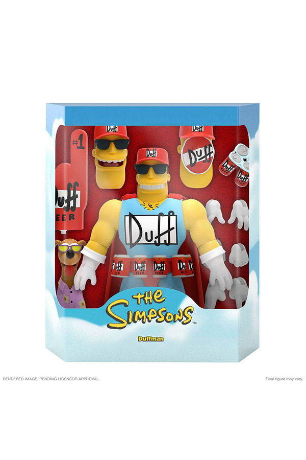 Super7 The Simpsons Ultimates Wave 2 Duffman - HYPERTOYS