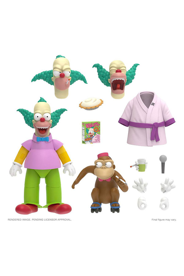 Super7 The Simpsons Ultimates Wave 2 Krusty the Clown - HYPERTOYS