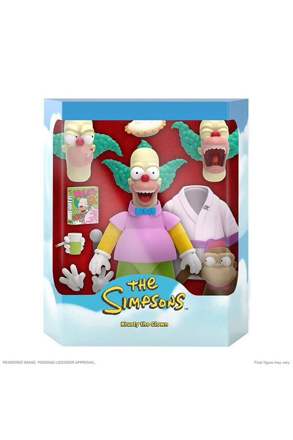 Super7 The Simpsons Ultimates Wave 2 Krusty the Clown - HYPERTOYS