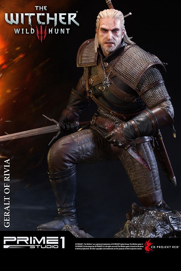 Prime 1 Studio Witcher III Wild Hunt 1/4 Geralt of Rivia (Exclusive ...