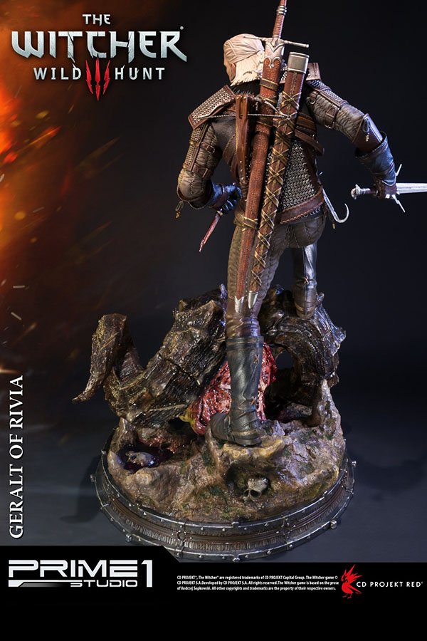 Prime 1 Studio Witcher III Wild Hunt 1/4 Geralt of Rivia (Exclusive ...