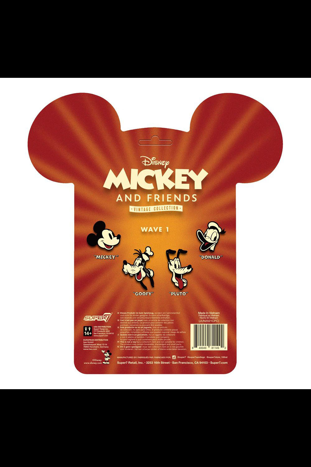 Super7 ReAction Figures - Mickey and Friends Vintage Collection - Goofy ...