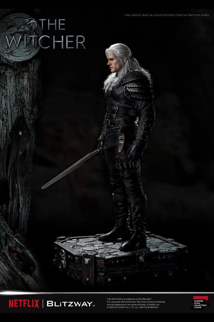 Blitzway The Witcher ‘Geralt of Rivia’’ (1/4 Scale Statue) - HYPERTOYS