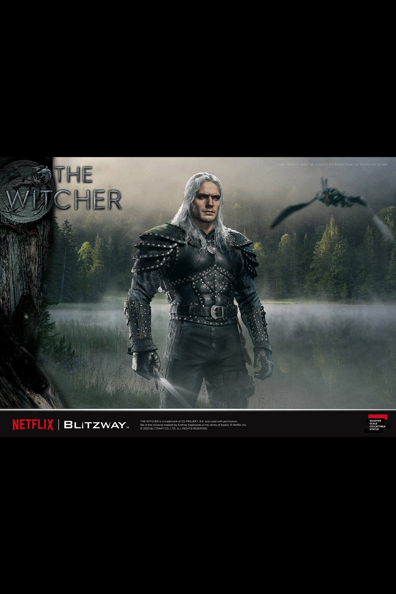 Blitzway The Witcher ‘Geralt of Rivia’’ (1/4 Scale Statue) - HYPERTOYS