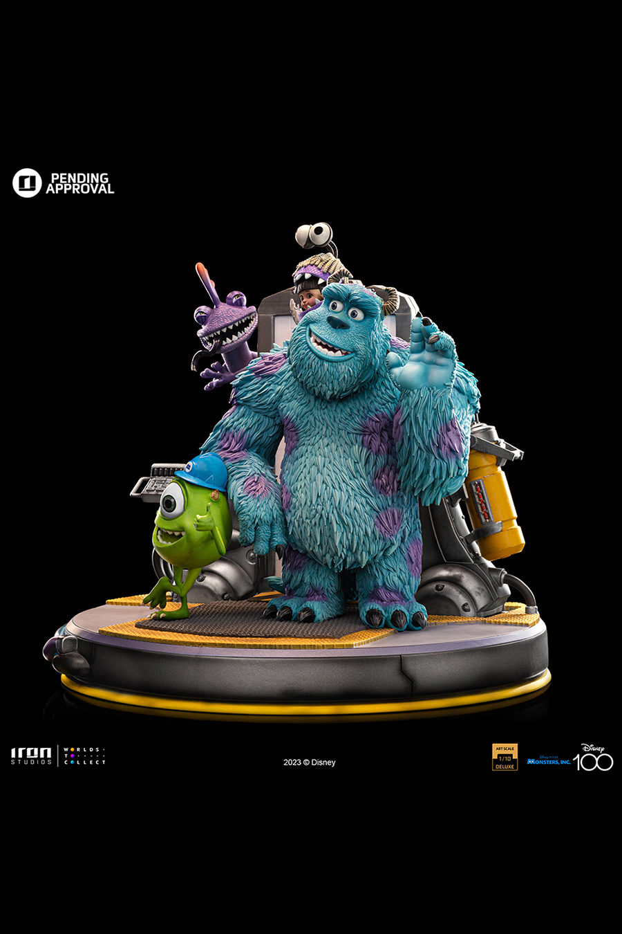 Iron Studios Art Scale 1/10 Disney 100 - Monsters Inc Deluxe - HYPERTOYS
