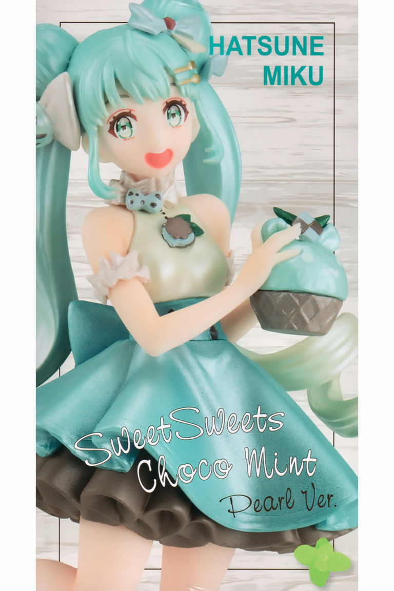 Furyu Miku Hatsune Sweet Sweets Figure Chocolate Mint Pearl Ver ...