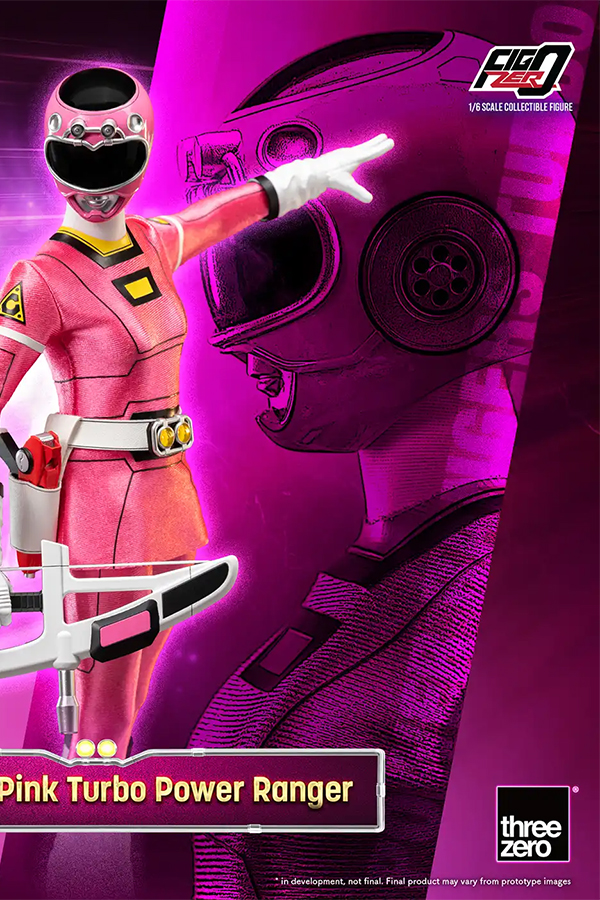 ThreeZero FigZero 1/6 Power Rangers Turbo - Turbo Ranger Pink - HYPERTOYS