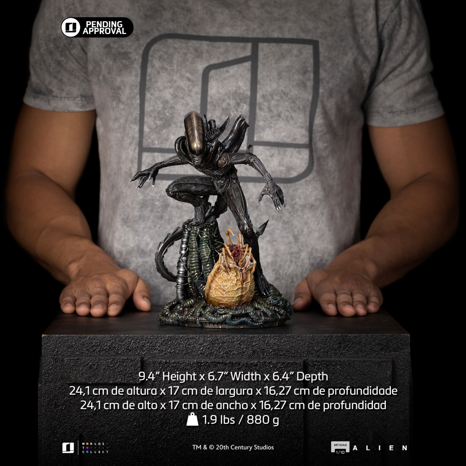 Iron Studios Alien Big Chap 1/10 Art Scale Limited Edition Statue ...