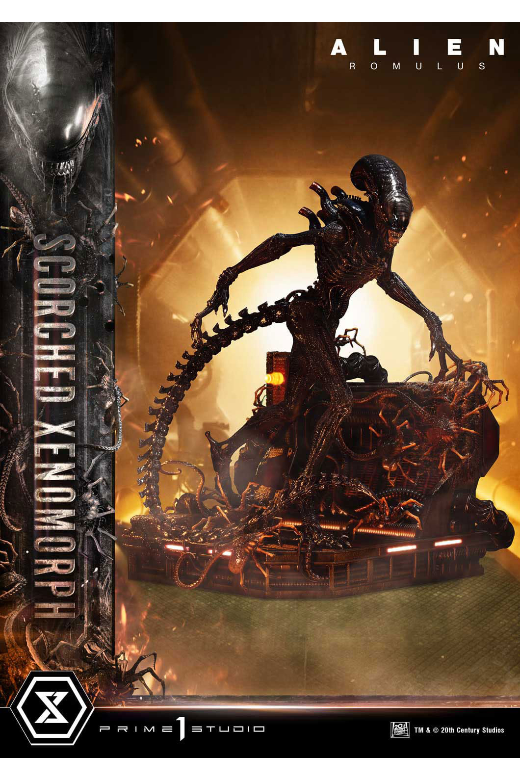 Prime1 Studios- Alien: Romulus Museum Masterline XL Statue 1/3 Scorched ...